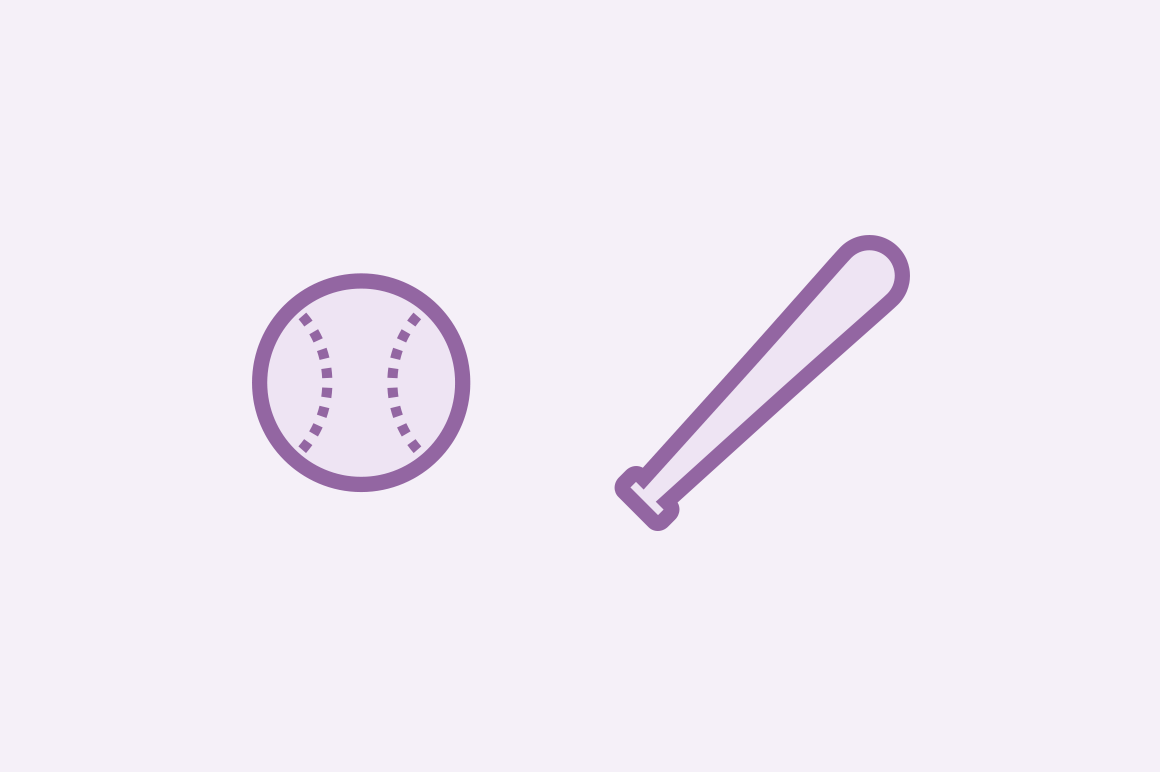 12 Baseball Icons - Creative VIP