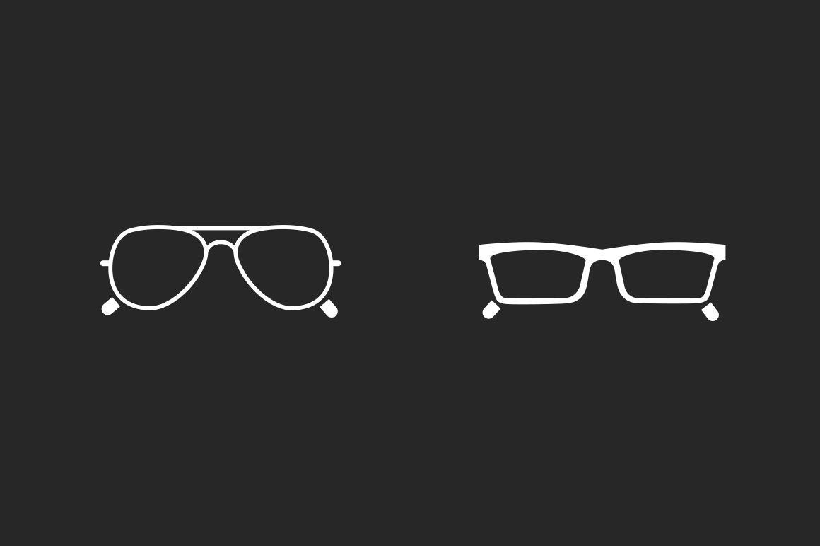 12 Glasses and Spectacle Icons - Creative VIP