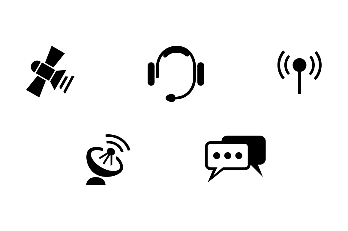 15 Communication and Audio Icons - Creative VIP