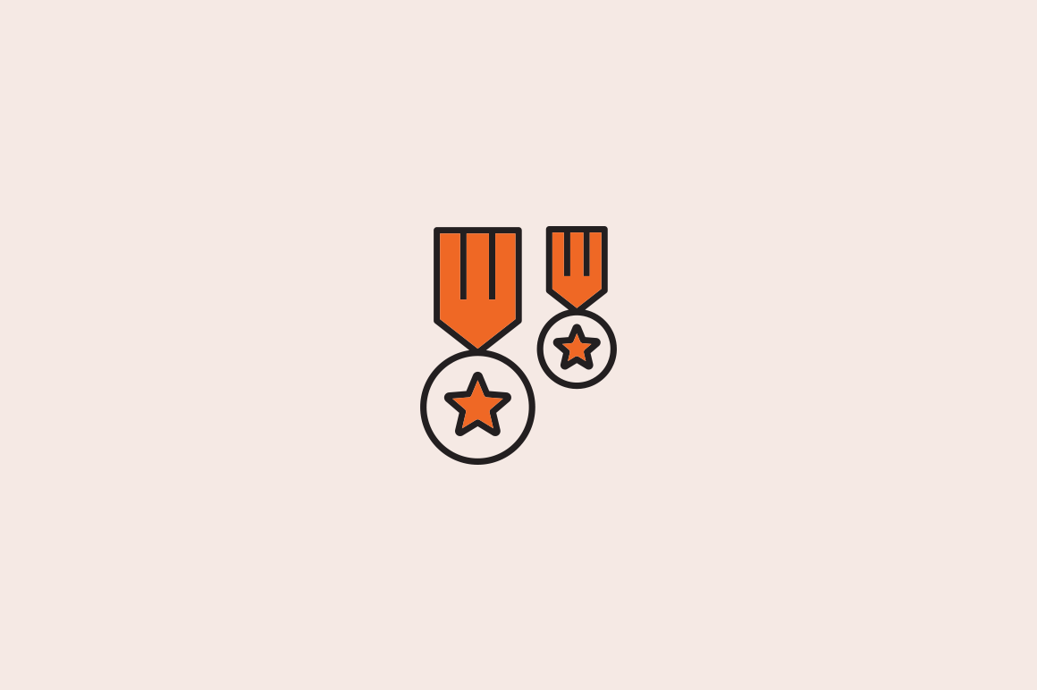 20 Achievement & Badge Icons - Creative VIP