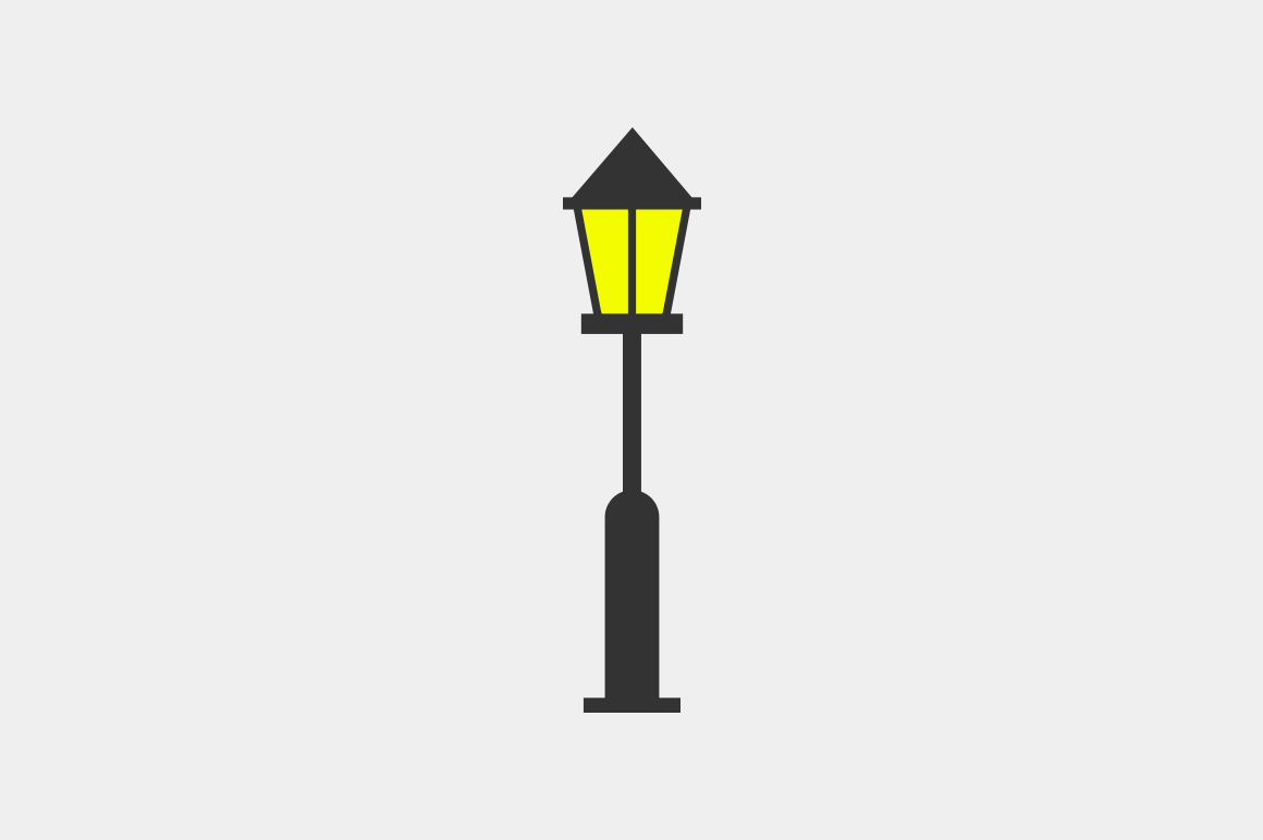 8 Street Lamp Icons - Creative VIP